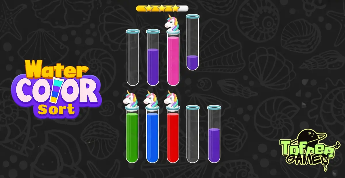 Water Color Sort 🔥 Play Online for Free
